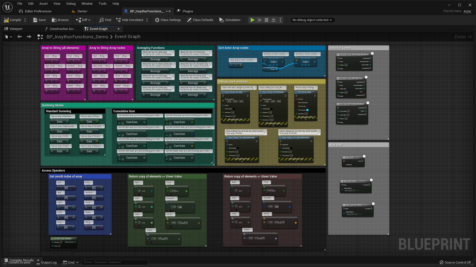 Insythors Blueprint Nodes in Code Plugins - UE Marketplace